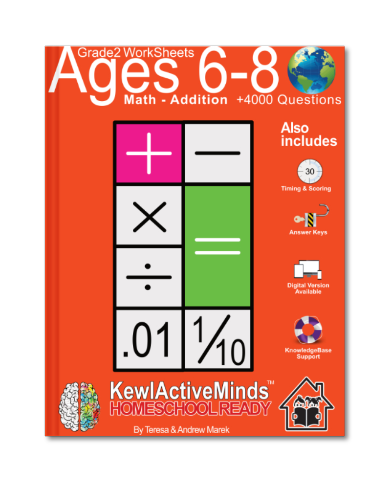 HomeSchool Ready Grade 2 Worksheets Addition KewlActiveMinds Books HomeSchool Ready Grade 2 Worksheets Addition KewlActiveMinds Books