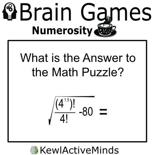 Daily MindMeld #248 – Math Puzzle - KewlActiveMinds